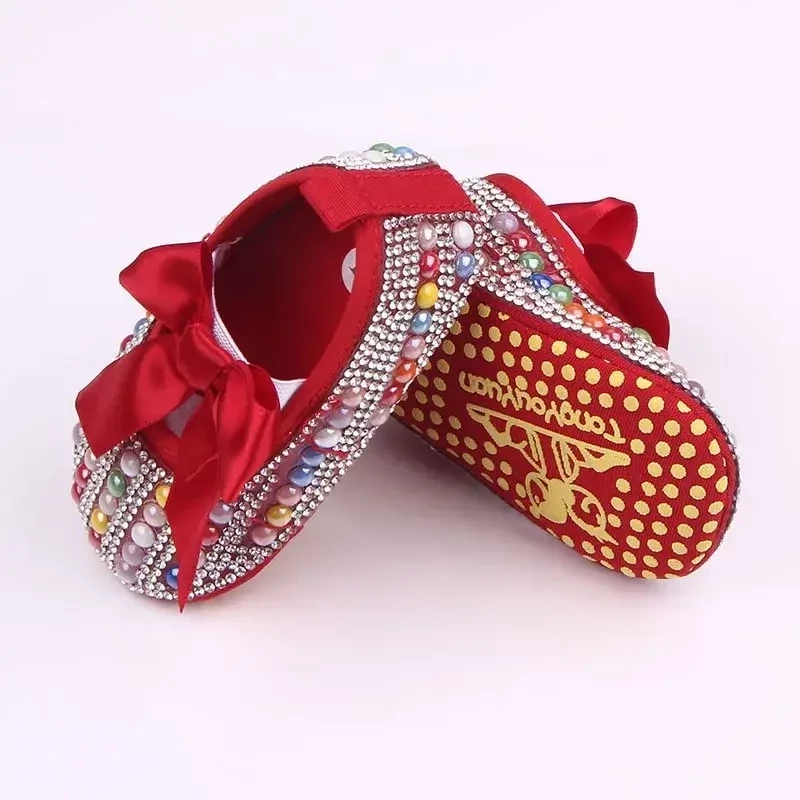 New Born To 12 Month / 3 Sizes Luxury Bling Bling Girl First Walkers ...
